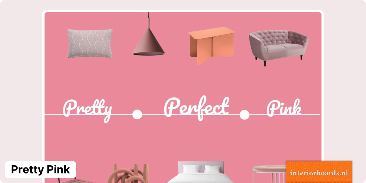 Moodboard: Pretty Pink | Interiorboards.nl